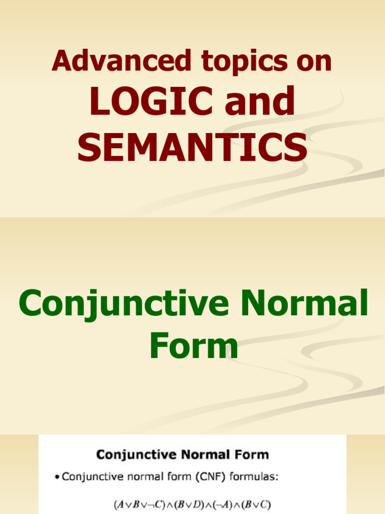 6 Logic-II | PDF | Artificial Intelligence | Intelligence (AI) & Semantics