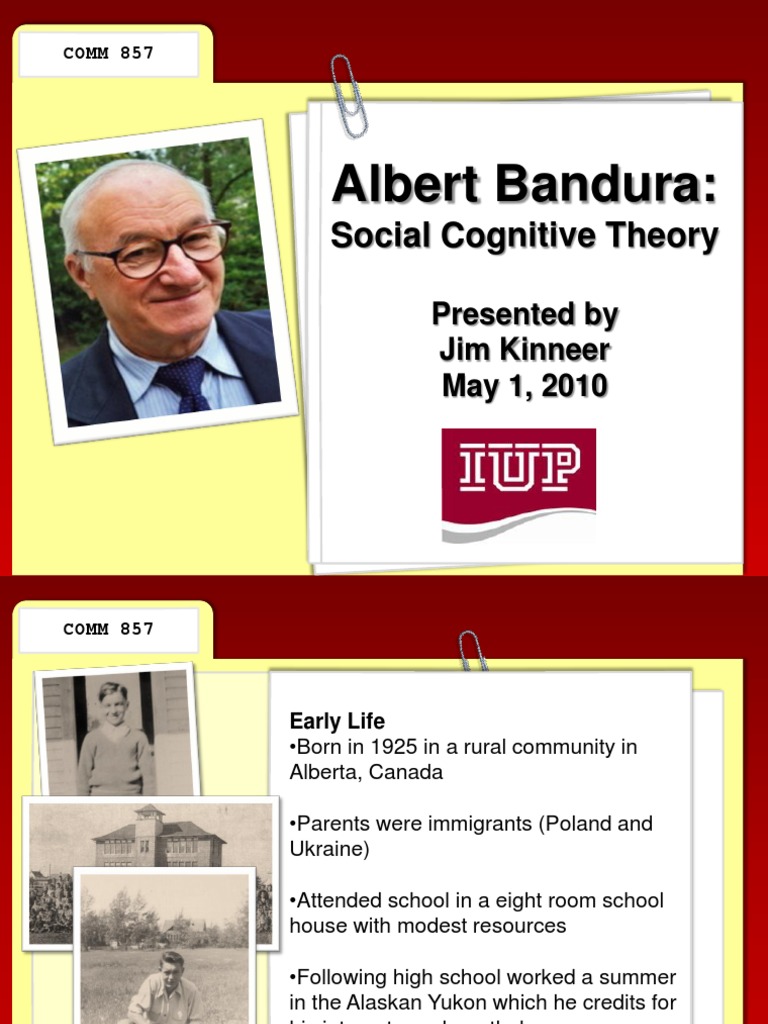 Bandura's Social Cognitive Theory Overview | PDF | Action (Philosophy ...