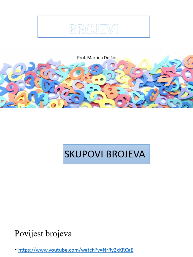 BROJEVI | PDF