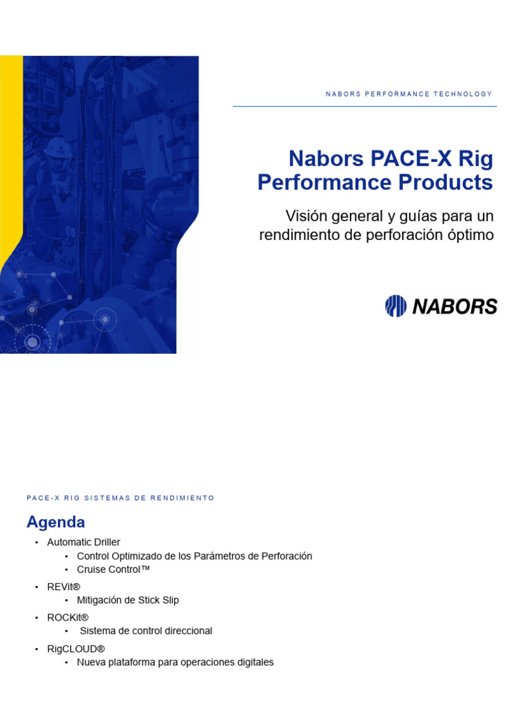 Nabors PACE X Performance Products Overview and Guidelines - 2021 ...