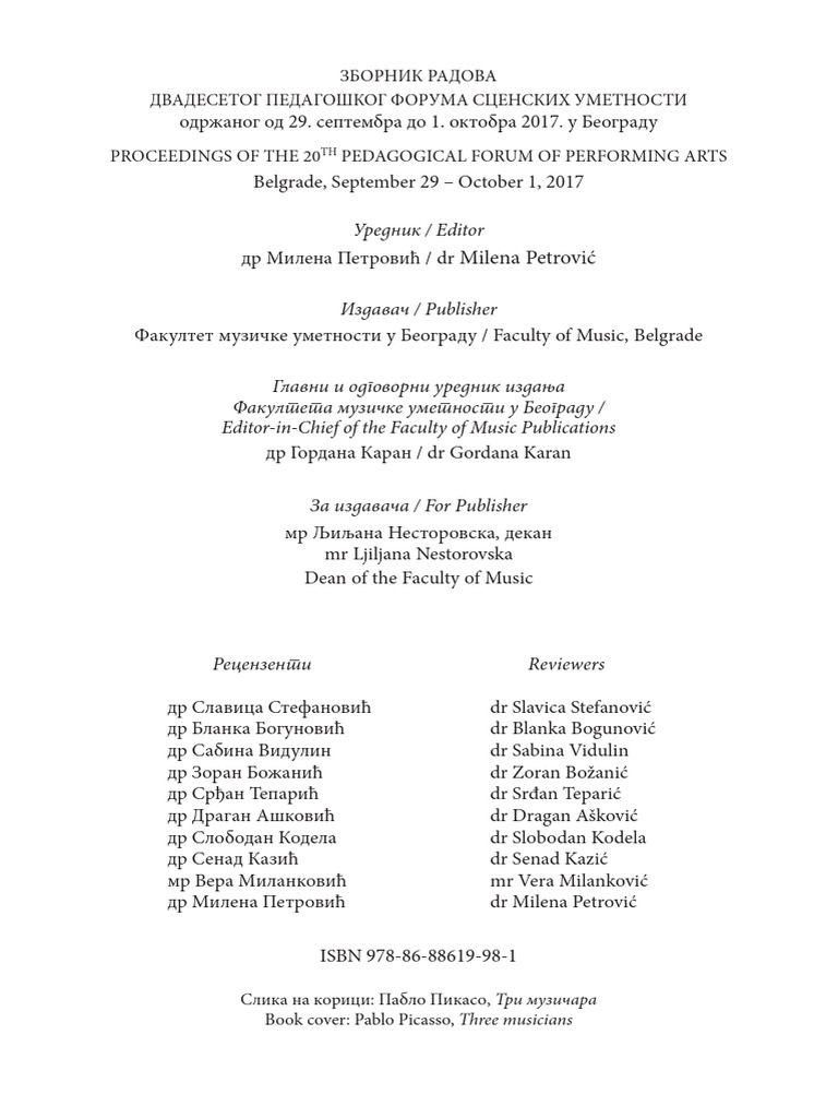 Bogunovic Zbornik PFSU 2018 - za 2017 PUBLISHED | PDF | Gender | Gender ...