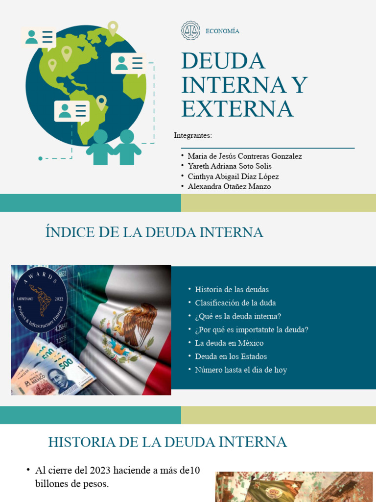 Deuda Interna y Externa | PDF | Deuda | Economía política