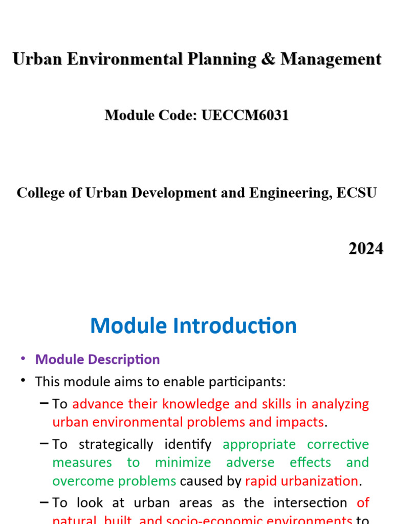 1 First Week Updated - PPT 2024 | PDF | Cost Of Living | Natural Environment