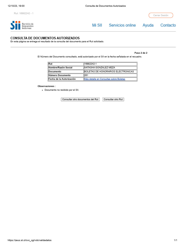 Consulta de Documentos Autorizados | PDF | Derecho