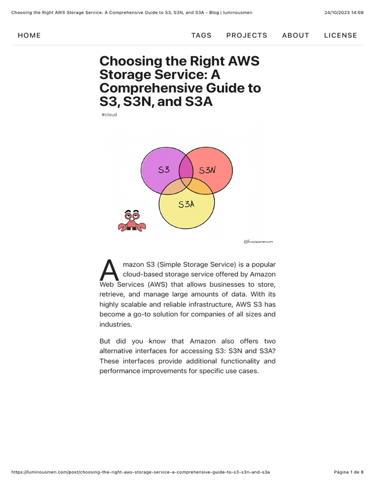 Choosing The Right AWS Storage Service: A Comprehensive Guide To S3, S3N, and S3A - Blog ...