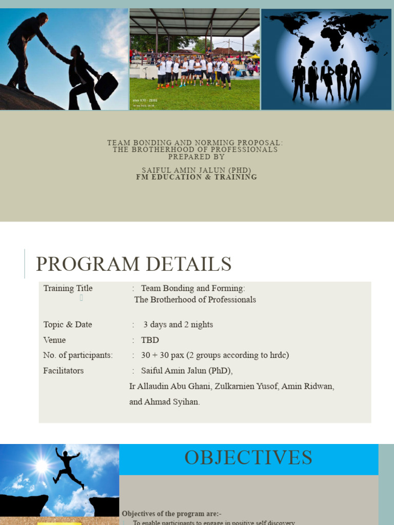 Team Bonding and Development 2023 Proposal 3 Days and 2 Nite | PDF ...