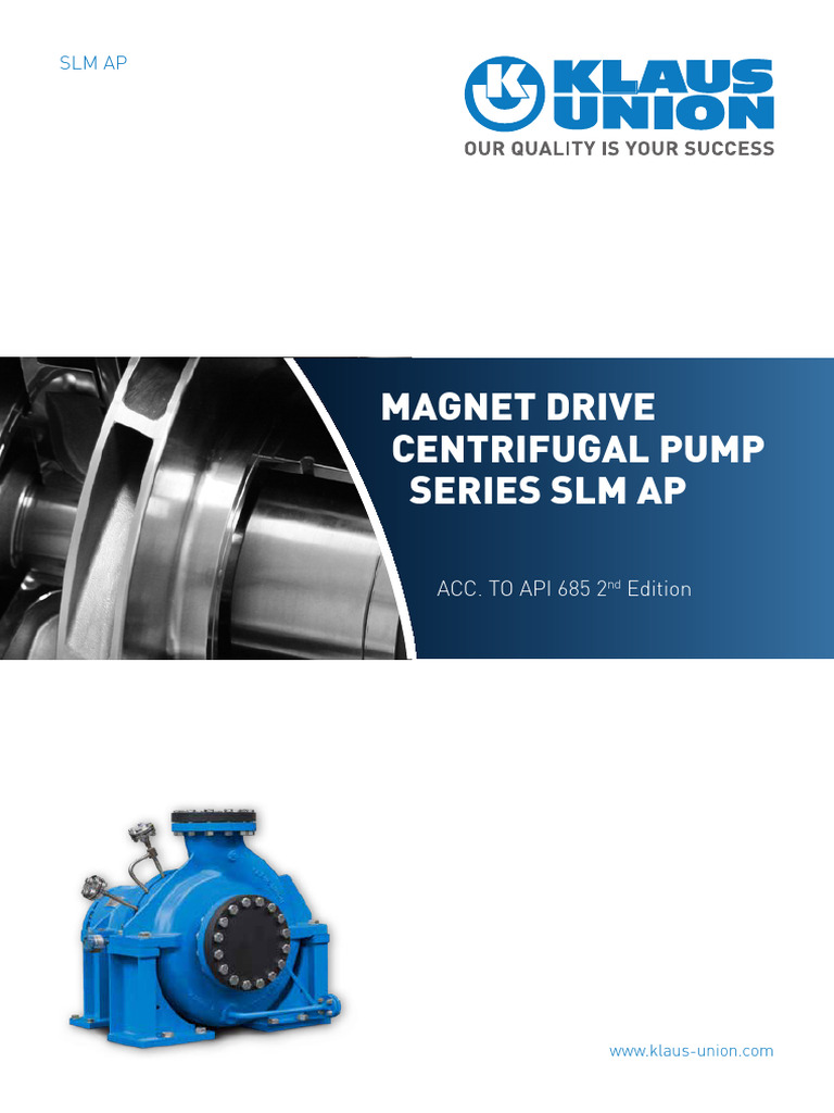 BR - Ku - SLM - Ap - Magnet Drive Centrifugal Pump | PDF | Pump ...