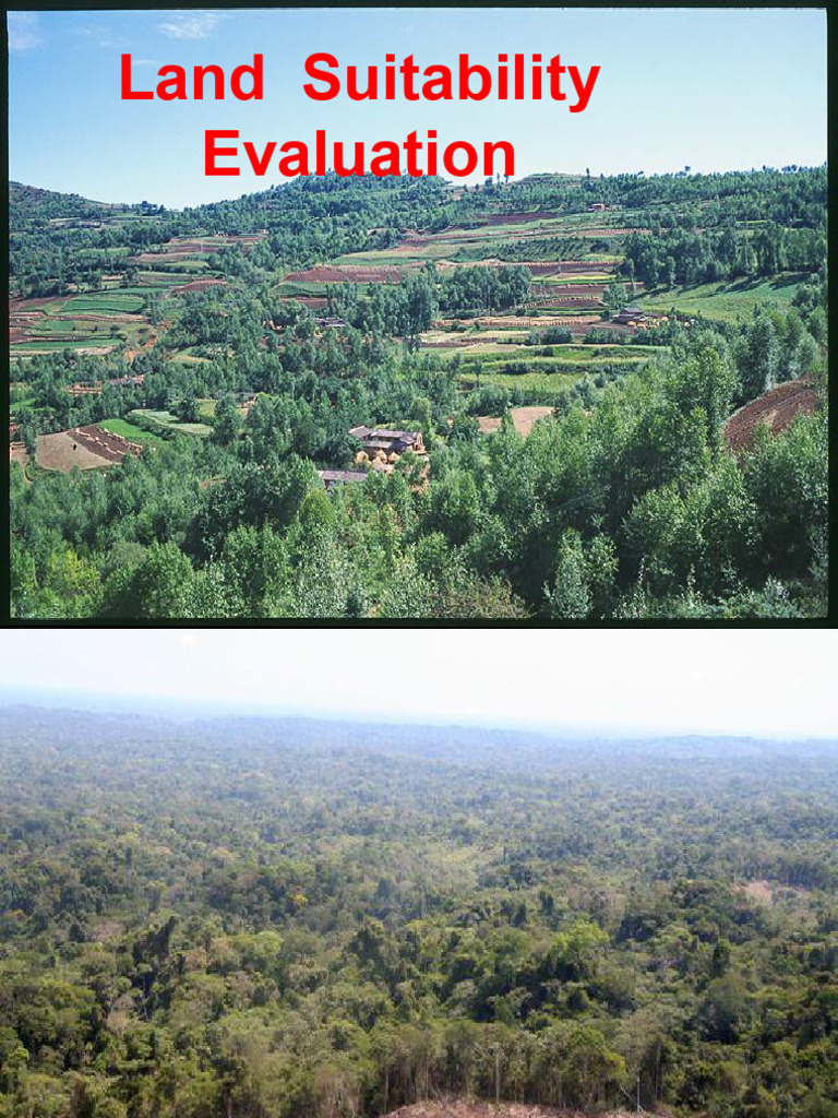 27 Land Suitability Evaluation | PDF | Soil | Physical Geography