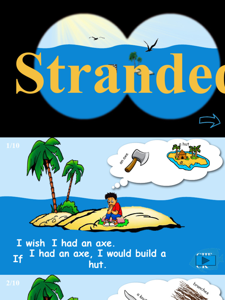 Game A-Desert-Island-Second-Conditional-Grammar-Drills - 116038 | PDF