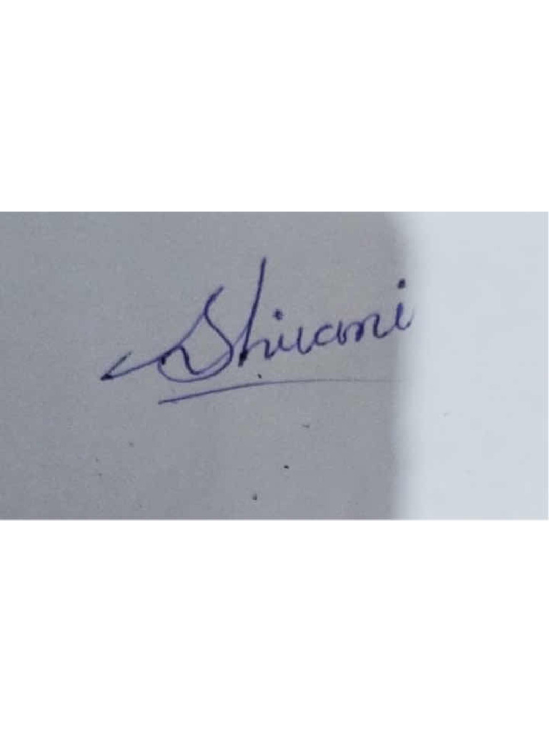 Signature Shivani | PDF