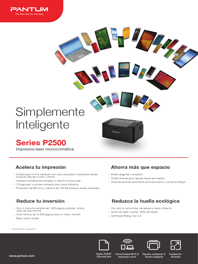 P2500 Series | PDF | Impresora (Computación) | Equipo de oficina