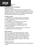 KLB Biology F1 Note | PDF | Leaf | Osmosis