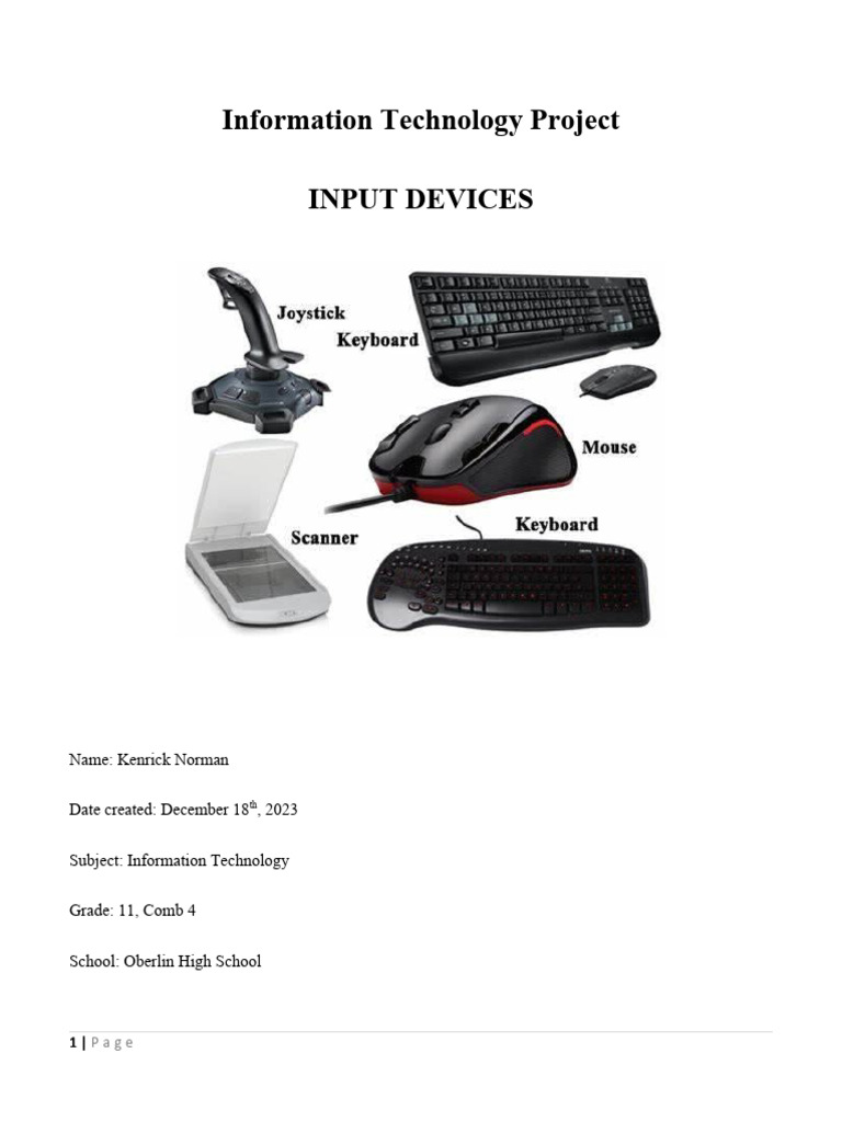 Information Technology Project | Download Free PDF | Image Scanner | Radio Frequency Identification