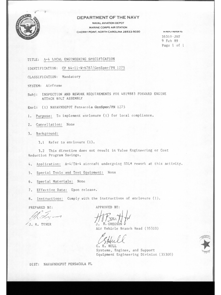 A4 Genspec PN 1275 | PDF