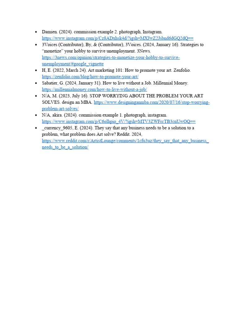 Capstone References | PDF | Social Science | Art