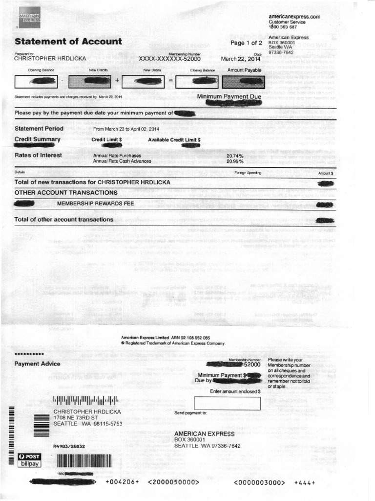 Amex Christopher Hrdlicka | PDF