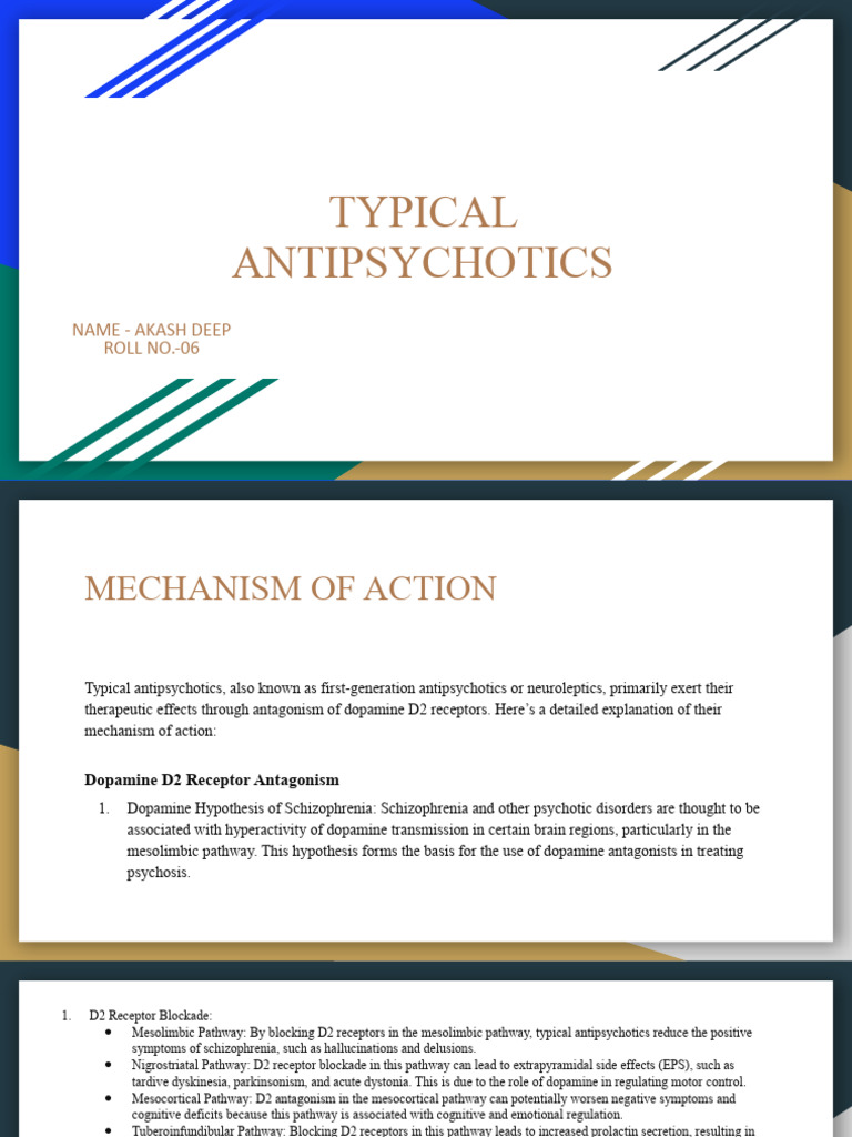 Typical Antipsychotics | PDF | Antipsychotic | Schizophrenia