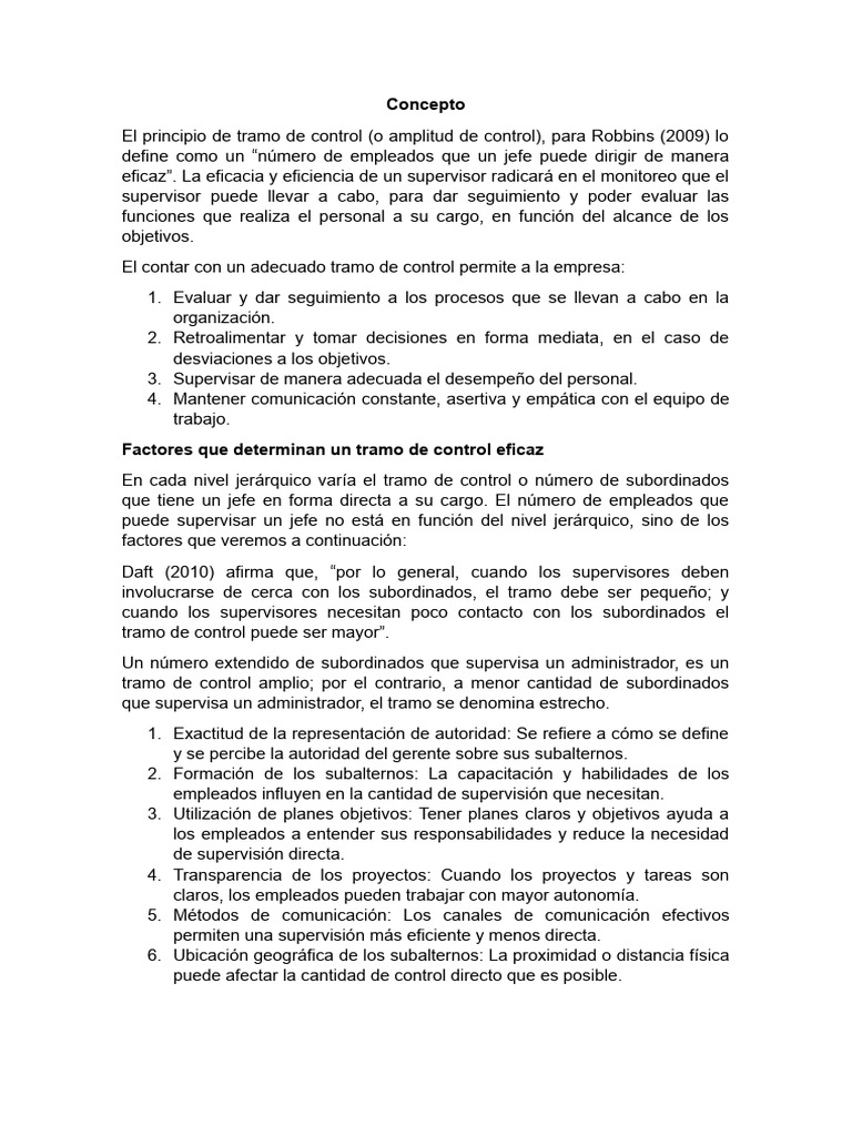 TRAMO DE CONTROL | Descargar gratis PDF | Toma de decisiones