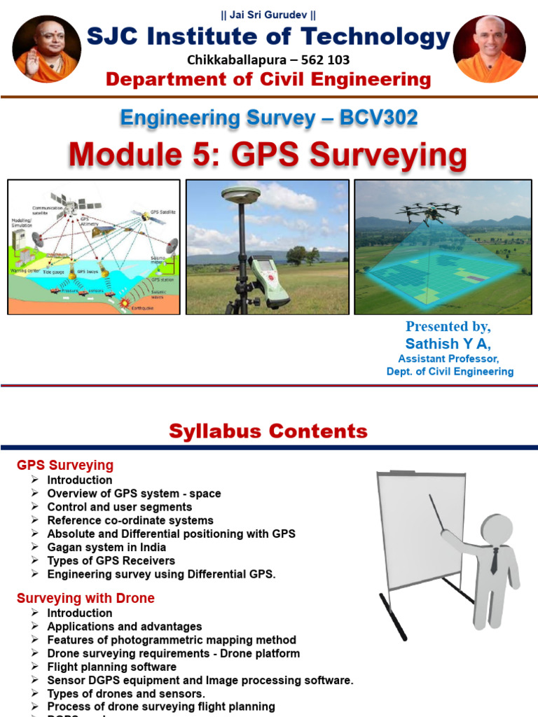 BCV302-ES - Module 5-GPS, DGPS, Drone Surveying Presentation | PDF ...