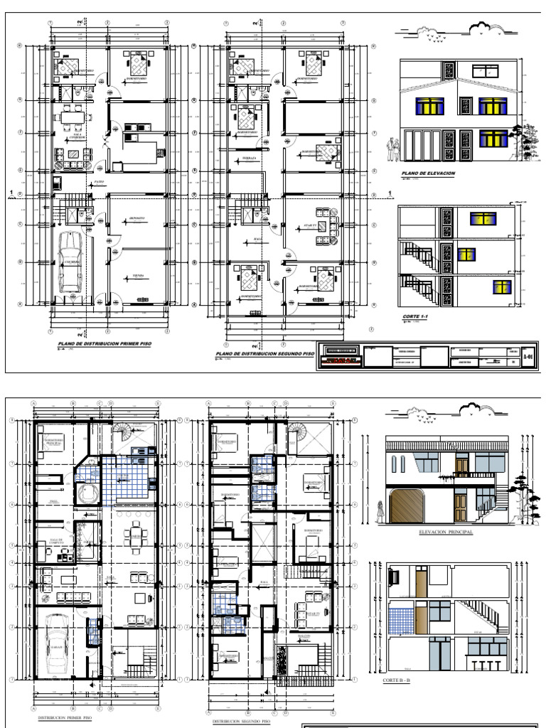 Plano de Elevacion: Dormitorio Dormitorio Dormitorio Dormitorio | PDF