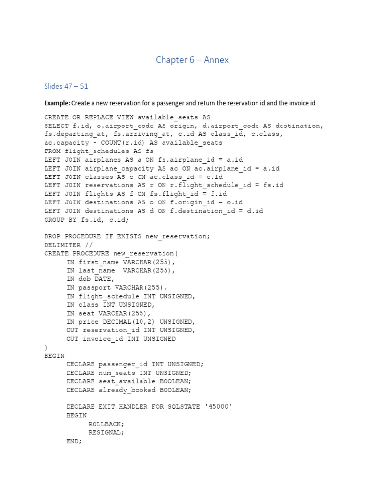 Chapter 6 - Annex | Download Free PDF | Computer Programming | Computing