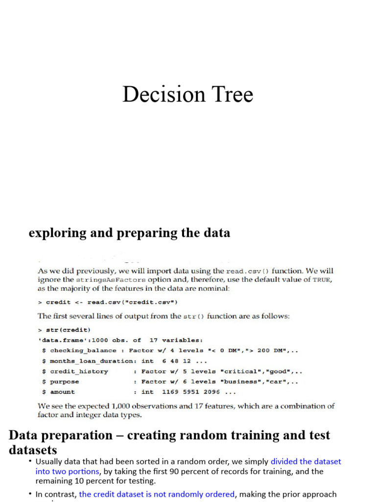 Decision_Tree using R | Download Free PDF | Applied Mathematics | Machine Learning