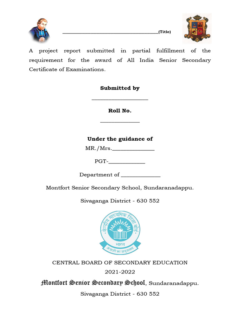 project front page | PDF