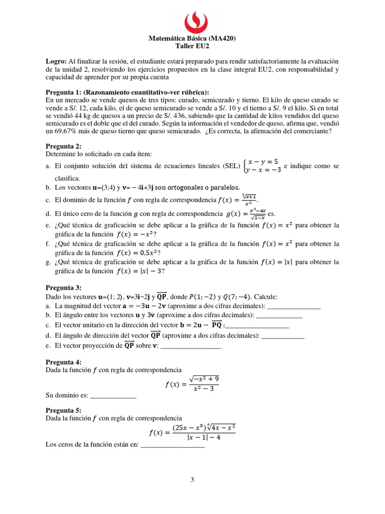 GFJF | PDF | Función (Matemáticas) | Vector Euclidiano