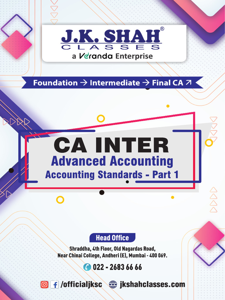 Accounting Standard Part 1 JKSC | PDF | Inventory | Valuation (Finance)
