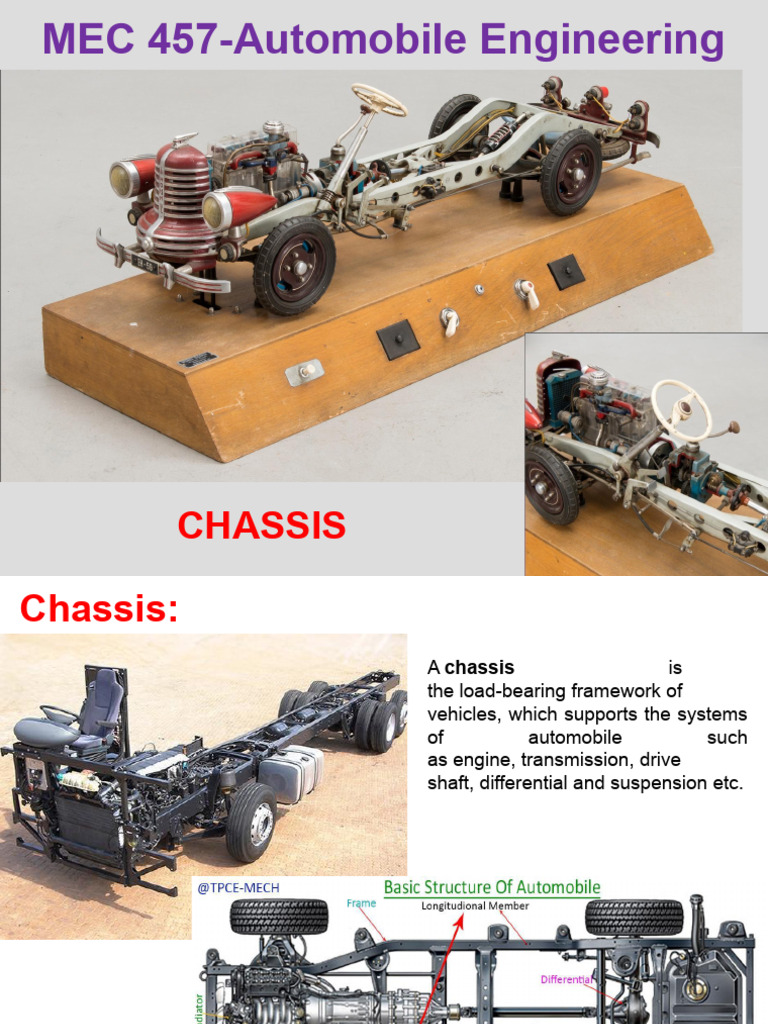 Understanding Automobile Chassis Types | PDF | Chassis | Axle