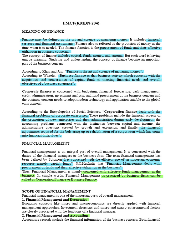 Unit1 Notes | PDF | Financial Risk | Bonds (Finance) Unit1 Notes | PDF | Financial Risk | Bonds (Finance)