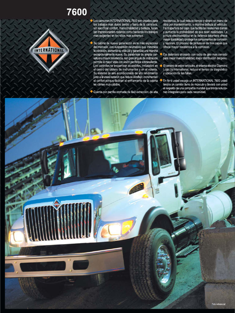 Camión International - 7600 - 2005 | PDF