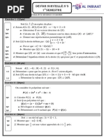 Math 2AC - Semestre 2 Devoir 1 Modèle 1 - AlloSchool | PDF | Mathématiques élémentaires | Triangle