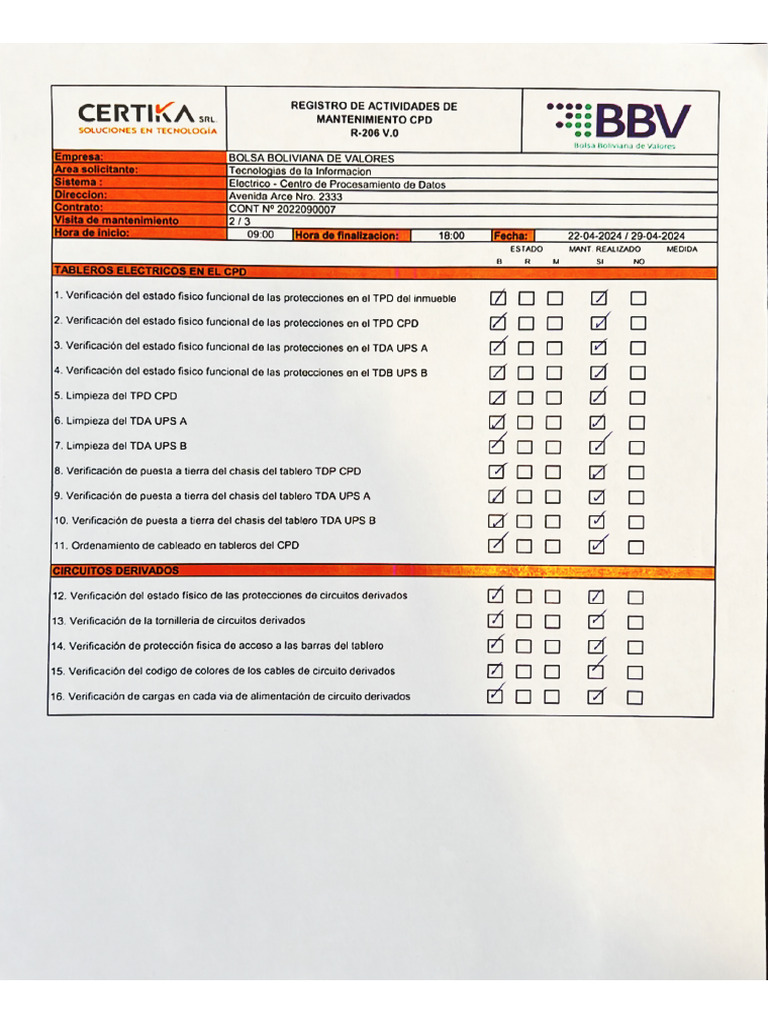 ELT R-206 Registro de actividades | PDF