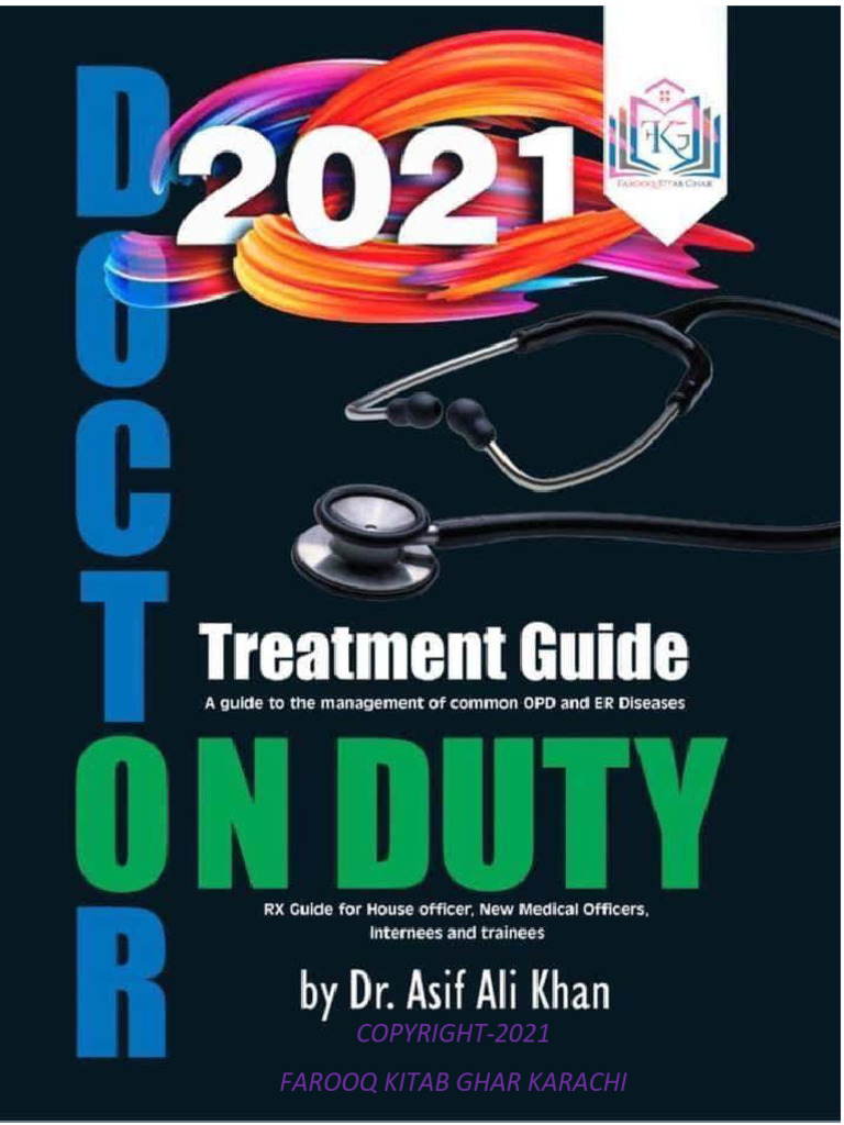 (HJ Book) Doctor On Duty Treatment Guide by DR Asif Ali Khan Sample 2 | PDF