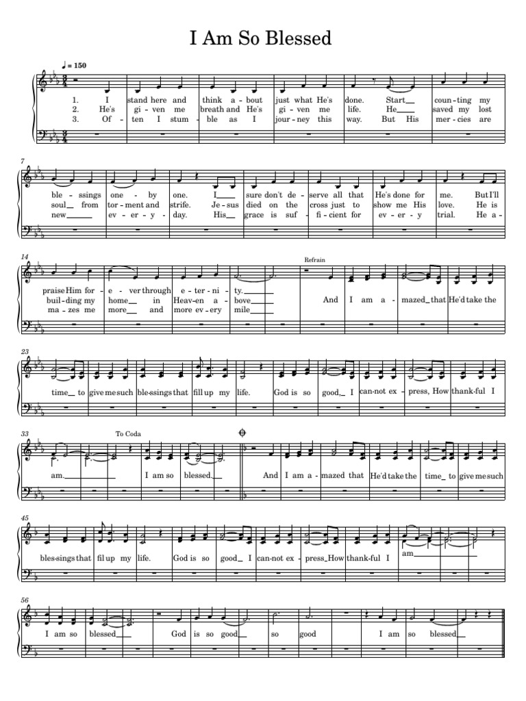 I Am So Blessed | PDF