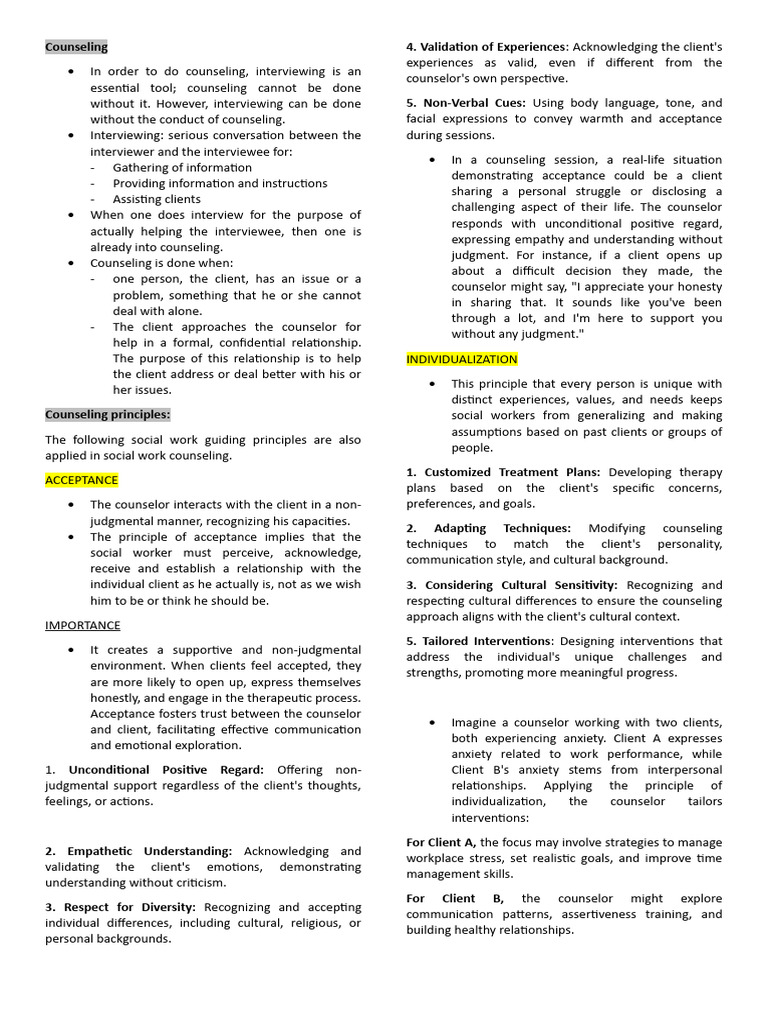 Counseling Report | PDF | Psychotherapy | Counseling Psychology