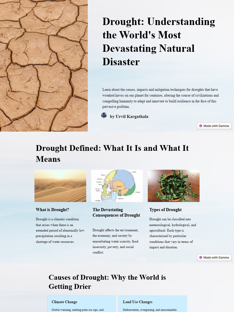 Drought Understanding the Worlds Most Devastating Natural Disaster ...