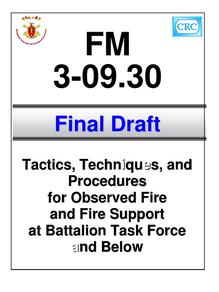 FM 3-09-30 (Observed Fire and FS at BN TF and Below) | PDF | Field ...