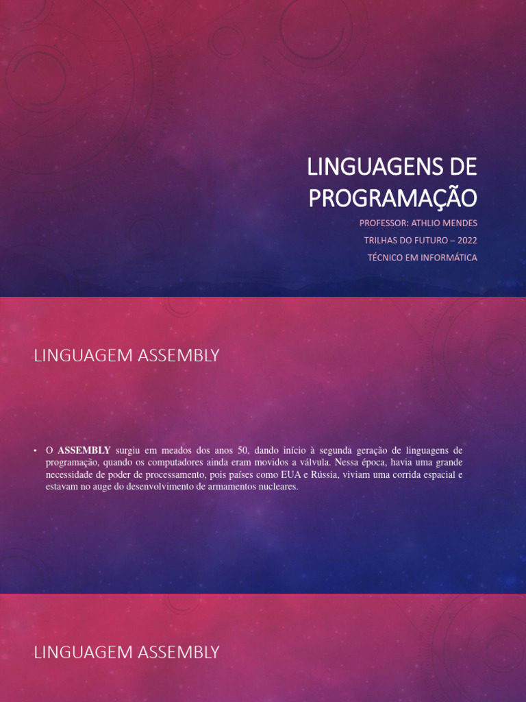 Linguagem Assembly | PDF | Linguagem Assembly | Linguagem de programação