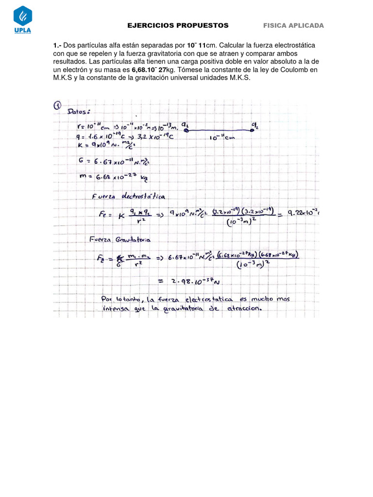 EJERCICIOS PROPUESTOS C2 Suarez v. Roy | PDF | Fuerza | Masa