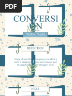 Conversion: Noun To Verb Conversion | PDF | Noun | Verb
