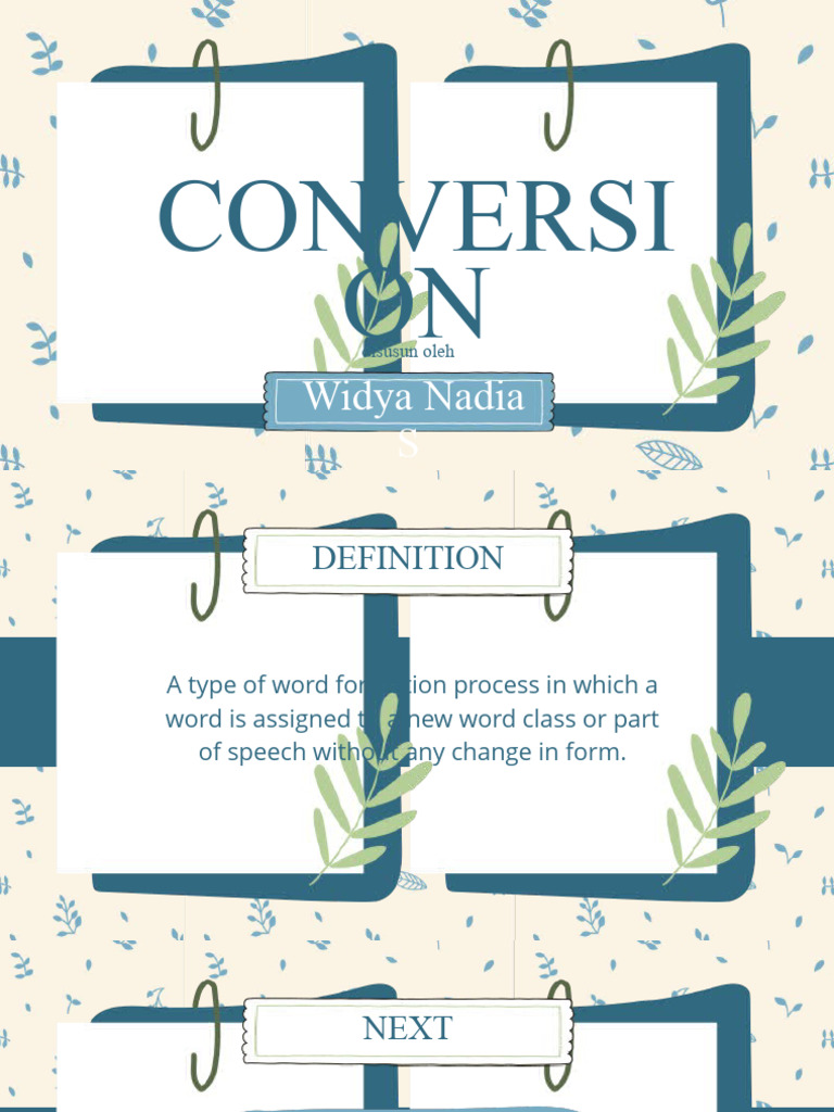Linguistic Conversion Explained | PDF | Noun | Word