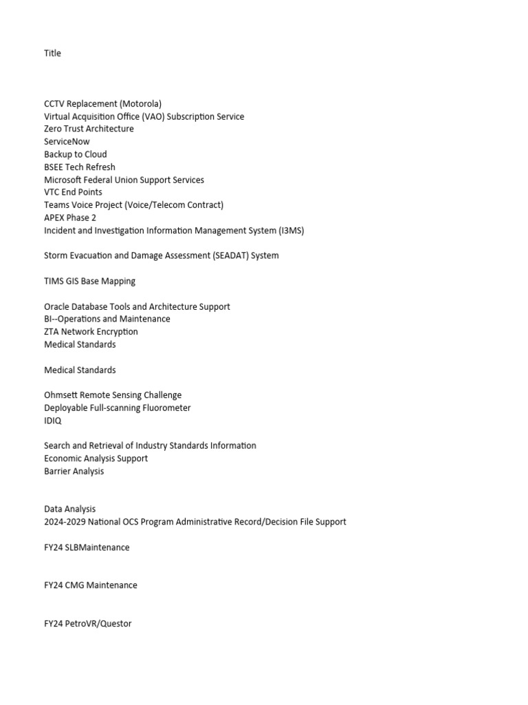 Consolidated Doi Forecast All Bureaus 11162023 - 0 | PDF | Carbon ...