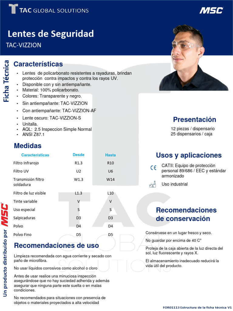 Tac Vizzion | PDF | Materiales