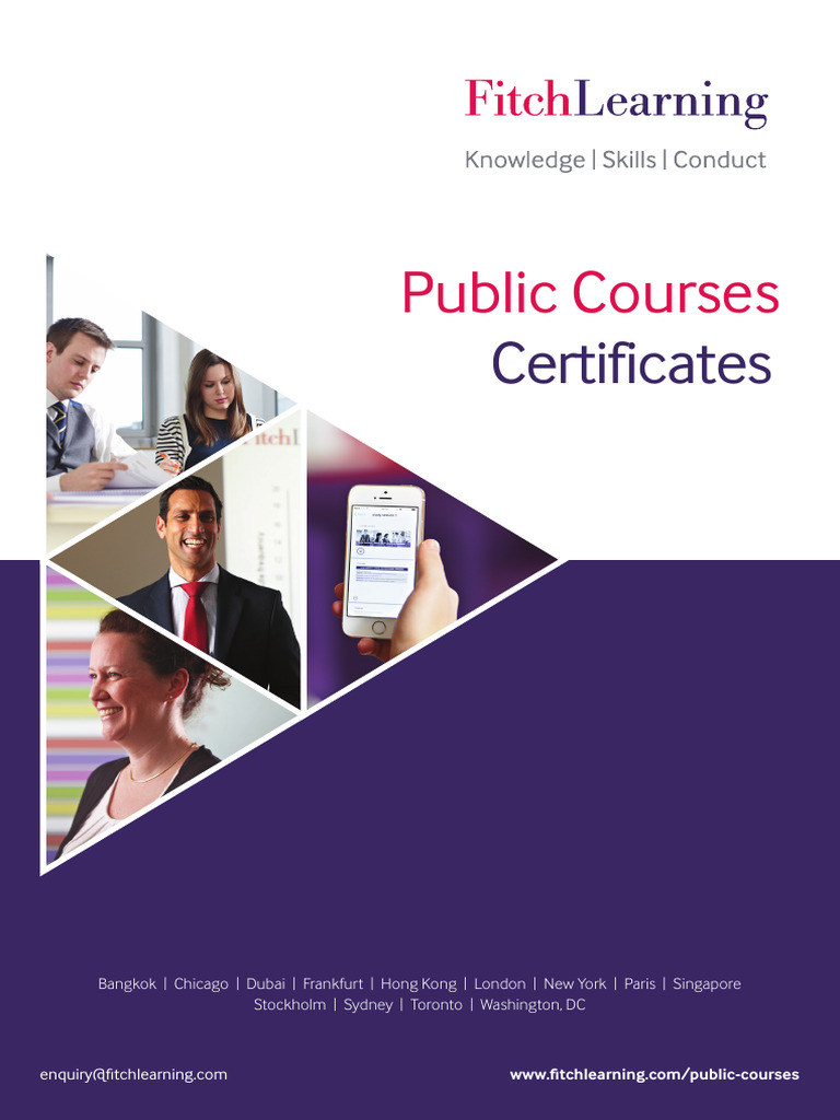 FitchLearning Certificates Brochure 0 | PDF | Risk | Banks