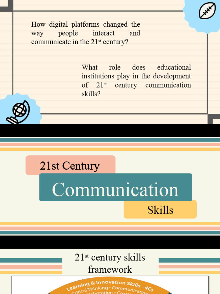 Lesson 3 - 21ST Century Communication Skills | PDF | Information | Communication