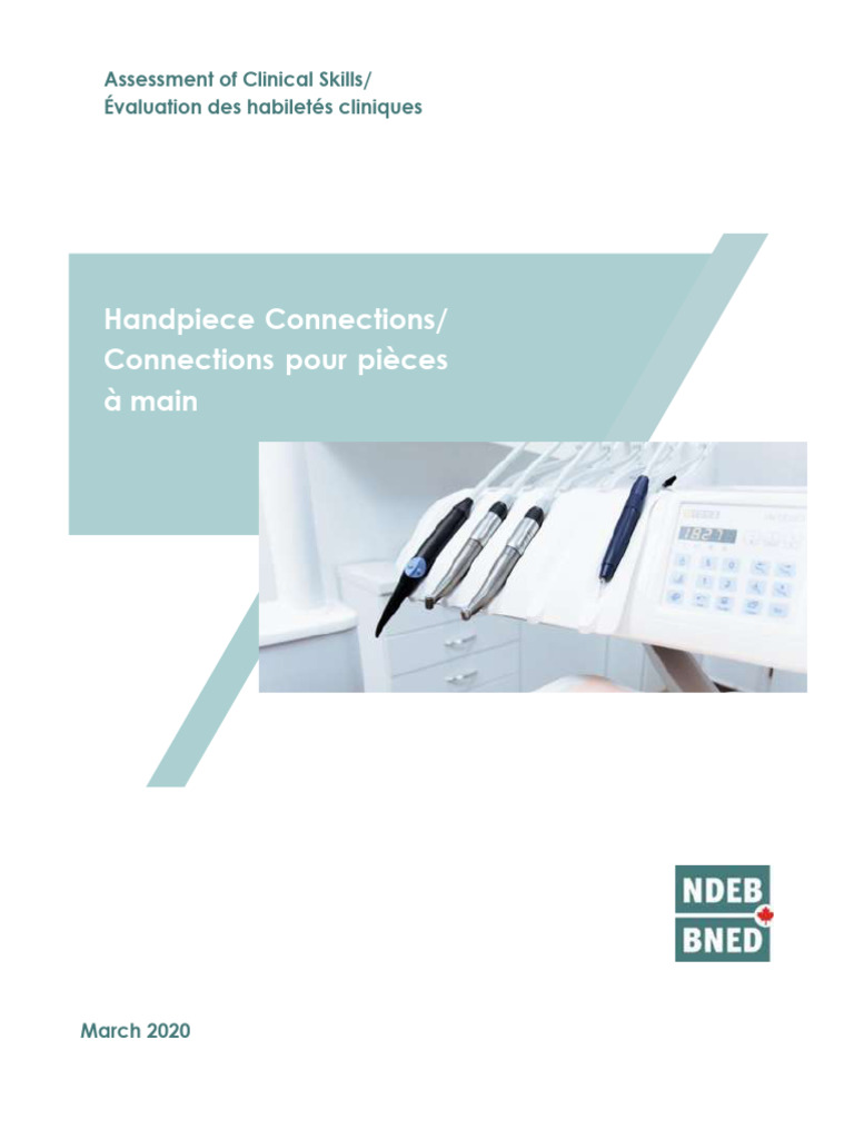 Handpiece Connections Connections Pour Piece A Main 2021 | PDF ...