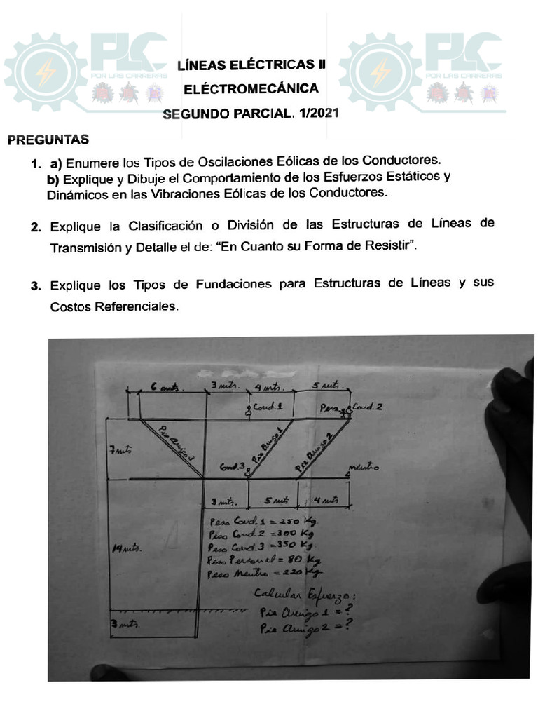 Examen 2do Parcial Lineas II | PDF