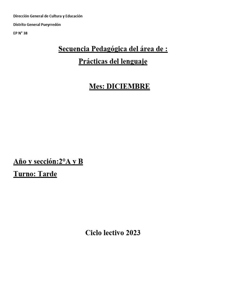 Secuencia Los Tres Chanchitos Ep 34 Pdf Comunicación Humana